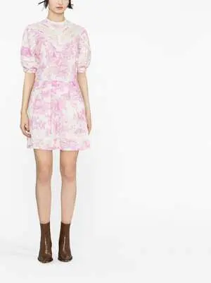 Zadig&Voltaire Graphic-print Puff-sleeve Dress