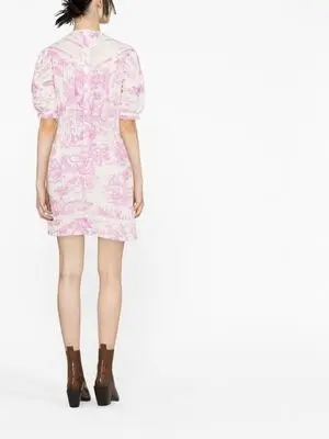 Zadig&Voltaire Graphic-print Puff-sleeve Dress