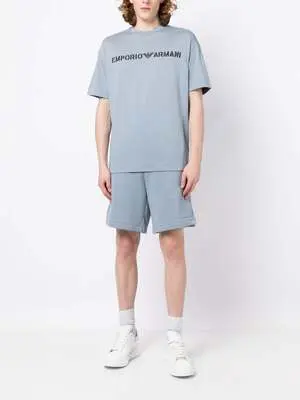 Emporio Armani Elasticated-waist Bermuda Shorts