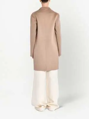 Adam Lippes Gina Open-front Cashmere Coat - Brown