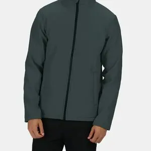 REGATTA Standout Mens Ablaze Printable Softshell Jacket - French Blue/navy - Dark Spruce/black