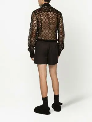 Dolce & Gabbana Sicilia-fit Macramé-lace Single-breasted Blazer