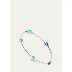 Ippolita 925 Rock Candy Wonderland Sterling Bangle Bracelet - Multi