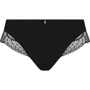 Elomi Priya Full Figure Brazilian Briefs - Black