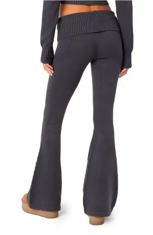 EDIKTED Desiree Knit Flare Pants