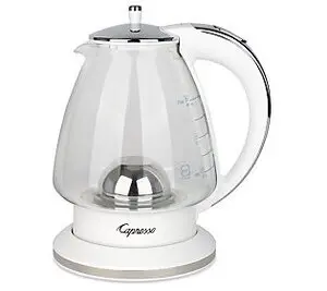 CAPRESSO H2o Glass White Water Kettle - One-color