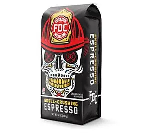 FIRE DEPT. COFFEE 12-oz Skull Crushing Ground E Spresso - One-color