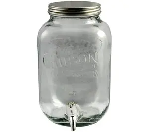 Gibson General Store 1 Gallon Glass Mason Beverage Dis Penser - One-color