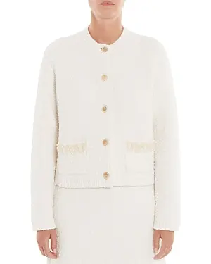 LANVIN Lanvin Embroidered Cardigan Ecru