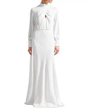 chinese dress ladies Satin Cowl Neck Strappy Maxi Dress | Eila