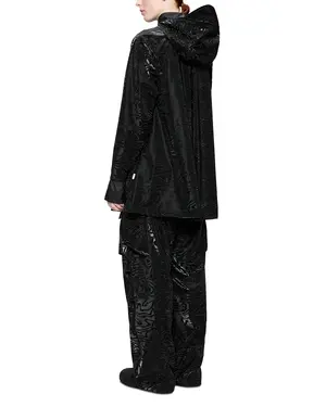 Rains Hooded A-line Jacket - Amp