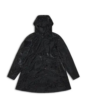 Rains Hooded A-line Jacket - Amp