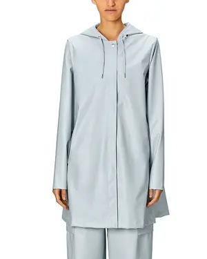 Rains Hooded A-line Jacket - Wind