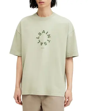 ALLSAINTS Tierra Graphic Tee Herb Green