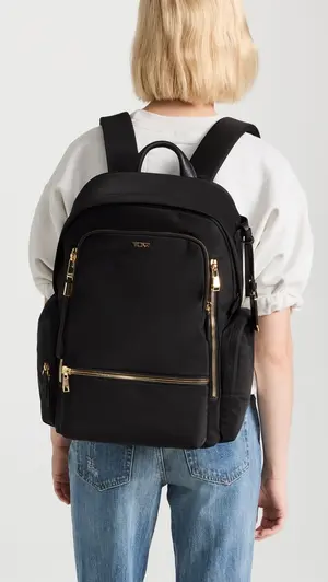 Tumi Celina Backpack - Black/gold