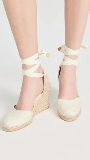 CastaÑer Carina Canvas Espadrilles - White