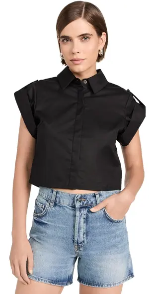 Hevron Cropped Tops