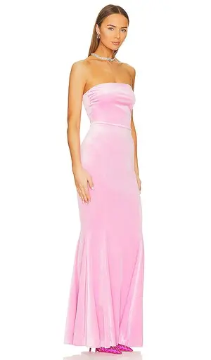 Norma Kamali Fishtail Gown