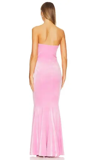 Norma Kamali Fishtail Gown