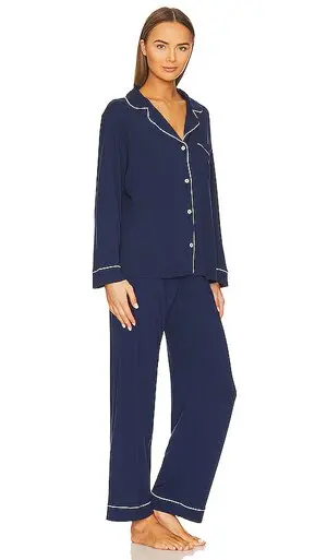 Eberjey Gisele Long Pj Set - Navy