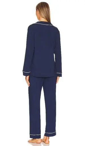 Eberjey Gisele Long Pj Set - Navy