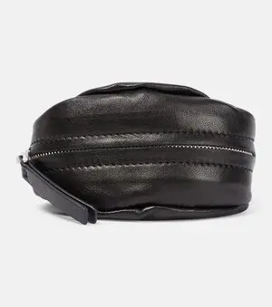 THE ROW Leather Wrist Coin Purse