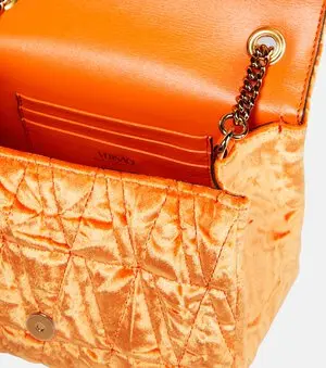Versace Virtus Small Shoulder Bag - Orange