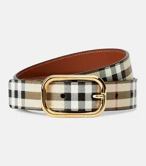 Burberry Burberry Vintage Check Belt Beige