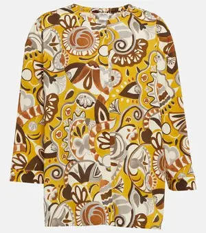 Max Mara Ilenia Printed Blouse - Multicoloured