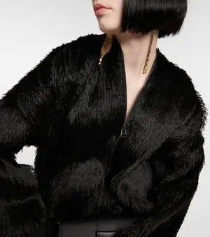TOM FORD Faux-fur Bomber Jacket