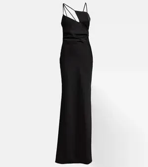 Attico Melva Asymmetrical Maxi Dress