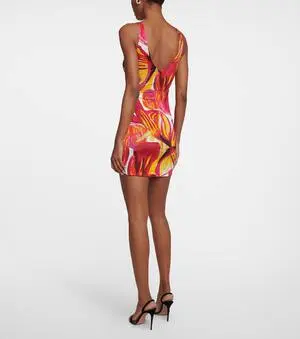 LOUISA BALLOU Summer Solstice Printed Mini Dress