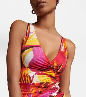 LOUISA BALLOU Summer Solstice Printed Mini Dress