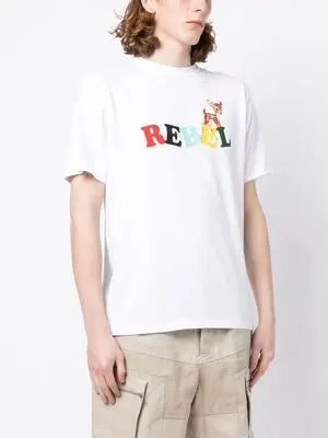 Undercover Cartoon-print Cotton T-shirt