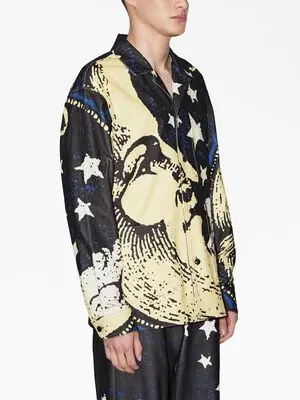Amiri Moon-print Organic Cotton Shirt