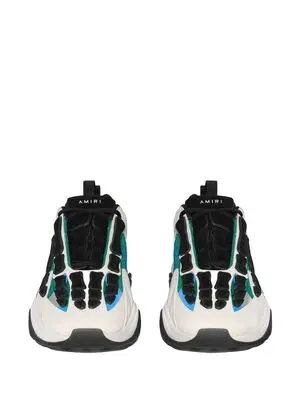Amiri Bone Runner Panelled Sneakers - Black