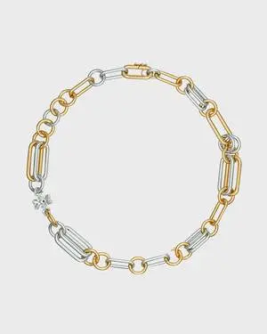 Tory Burch Roxanne Mixed Chain Necklace - Mixed Metal