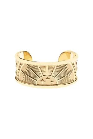JANE WIN Strong Rising Sun Cuff - Gold