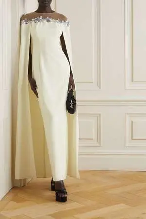 marchesa white and gold dress Marchesa Bridesmaids Novara Gown - Dove Grey - White main image 0