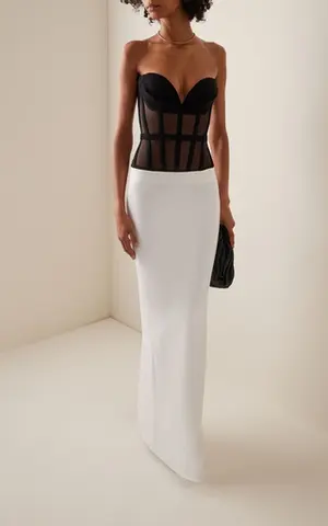 MONOT Maxi Pencil Skirt