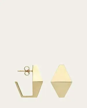 ALIITA Deco Rombo Earrings - Gold