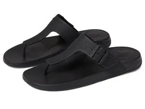 Fitflop FitFlop Iqushion Adjustable Buckle Flip-Flops - Black