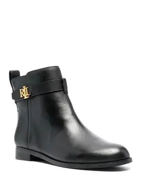 Ralph Lauren Briele Leather Ankle Boots