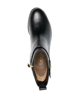 Ralph Lauren Briele Leather Ankle Boots