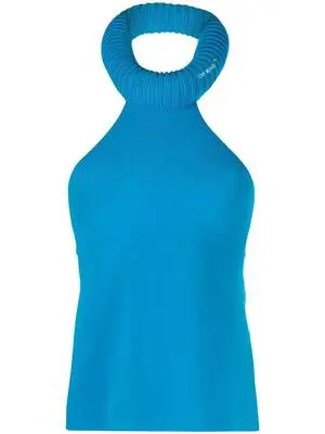 Off-White Tubular Open-back Top