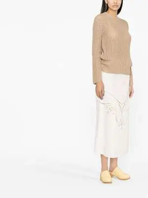 Chloé High-waisted Embroidered Skirt
