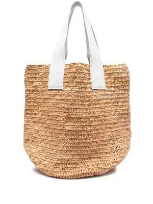 SENSI STUDIO Oversized Interwoven Tote Bag