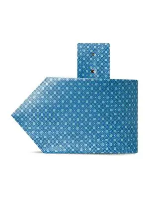 Stefano Ricci Luxury Printed Silk Tie Aqua