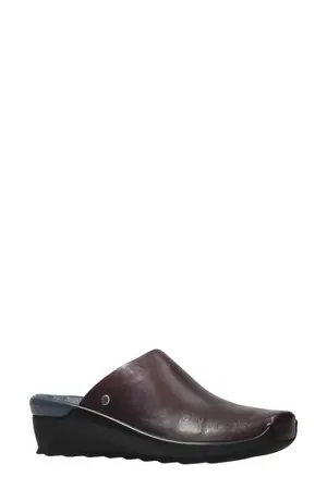 WOLKY Go Wedge Clog - Bordo
