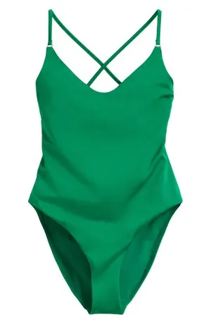 OTHER STORIES Open Back One-piece Swimsuit